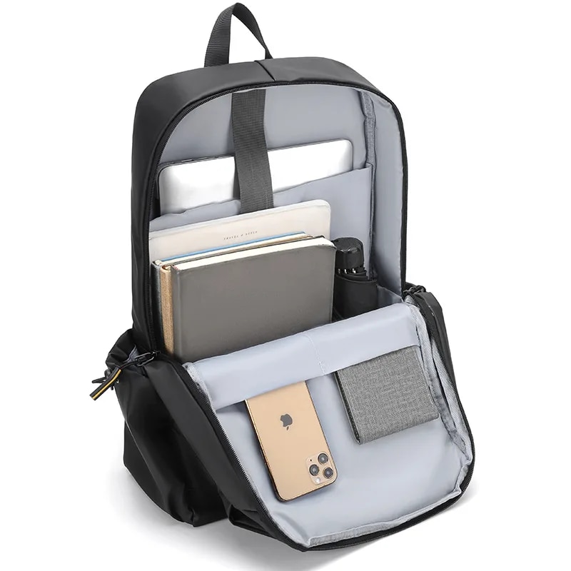 Gray 2023 Men'S Backpack Multifunctional Waterproof Bags For Male ...