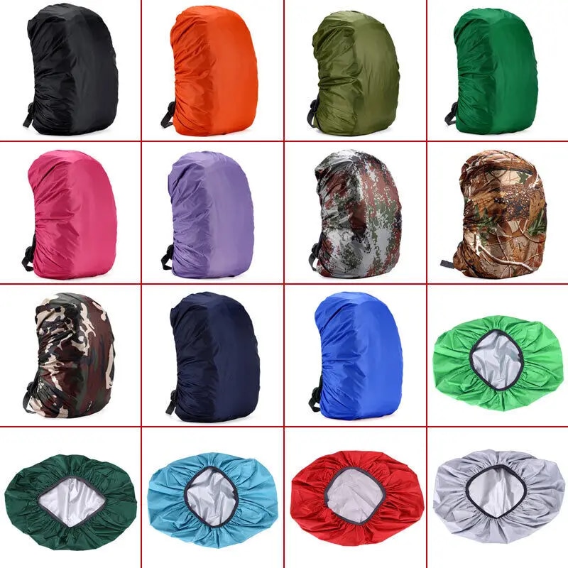 Style 10 45L 35-80L Outdoor Hiking Climbing Backpack Bag Waterproof Rain Cap Cover Case Folding ...