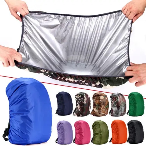 Style 10 45L 35-80L Outdoor Hiking Climbing Backpack Bag Waterproof Rain Cap Cover Case Folding ...