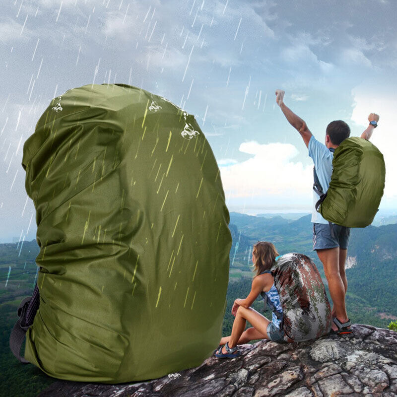 Style 10 45L 35-80L Outdoor Hiking Climbing Backpack Bag Waterproof Rain Cap Cover Case Folding ...