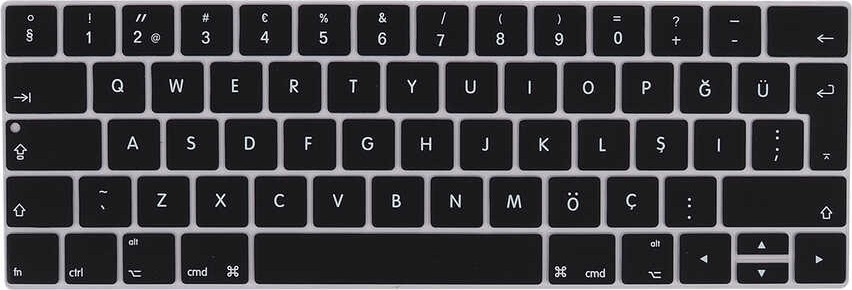 Fibaks Apple Macbook 15 Pro 2017 A1707 Transparent Keyboard Protector ...