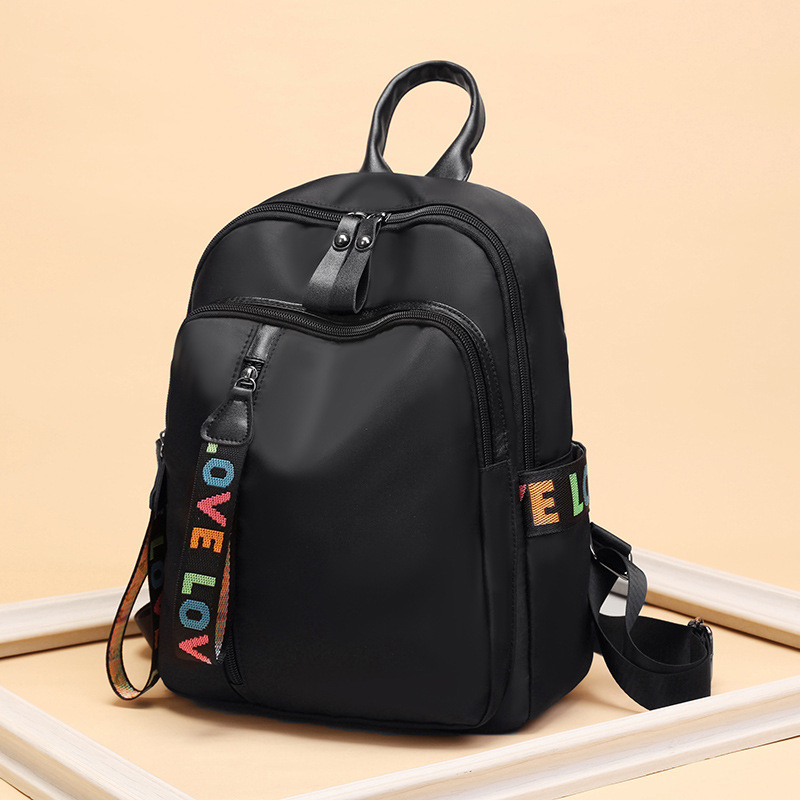 Oxford cloth backpack women's bag casual backpack nylon student travel ...