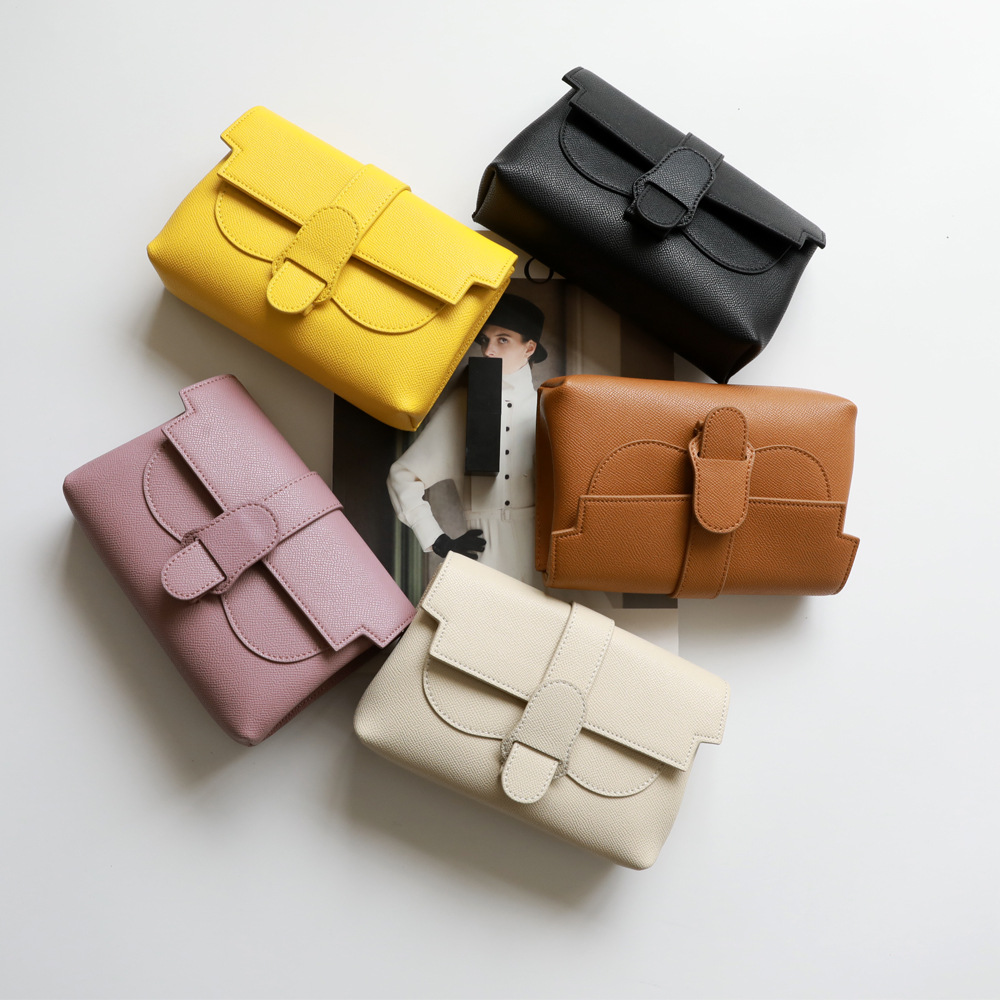 Messenger Women's Bag Chest Bag Small Bag Leather Waist Bag Retro Chest ...