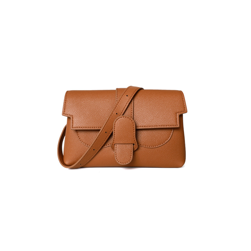 Messenger Women's Bag Chest Bag Small Bag Leather Waist Bag Retro Chest ...