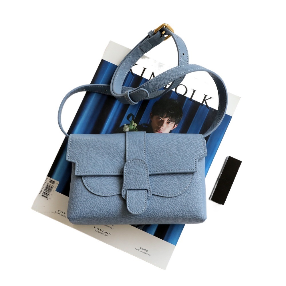 Messenger Women's Bag Chest Bag Small Bag Leather Waist Bag Retro Chest ...