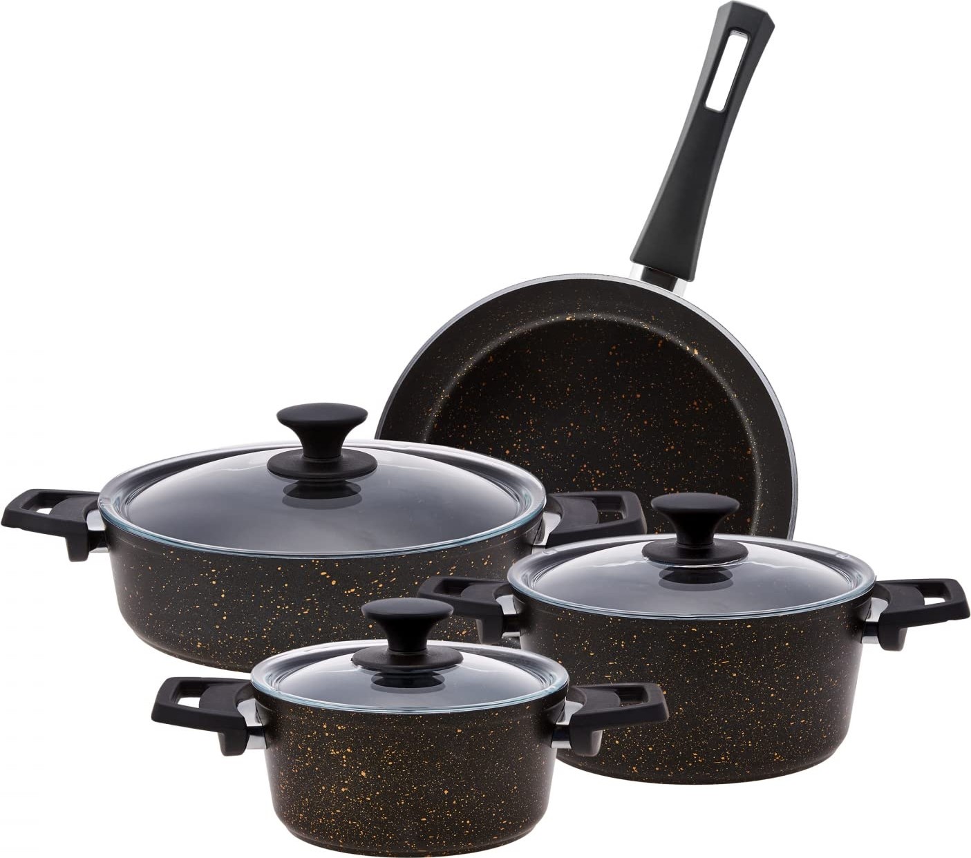 Karaca Biogranit Blackgold 7 Piece Cookware Set - Hepsiburada Global