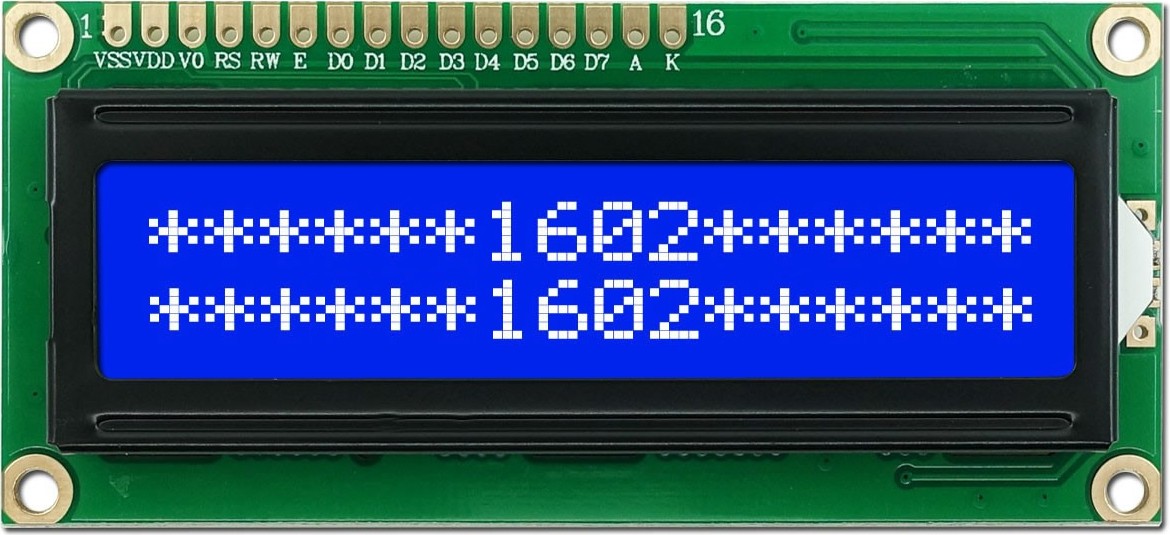 Alkatronic 2X16 Character Blue LCD 1602A Arduino 16X2 - Hepsiburada Global