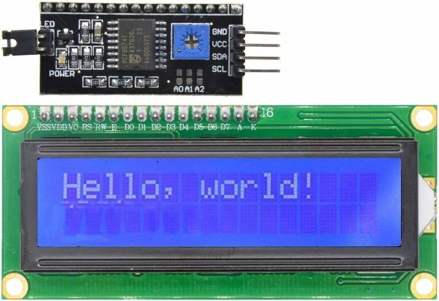 Circuit World 16X2 LCD Screen - I2C Soldered Blue Display - Hepsiburada ...