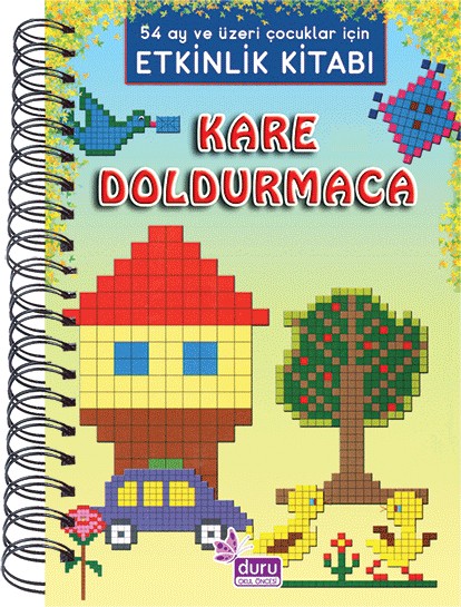 Duru Square Filling Activity Book for Ages 5 - 6 - Hepsiburada Global