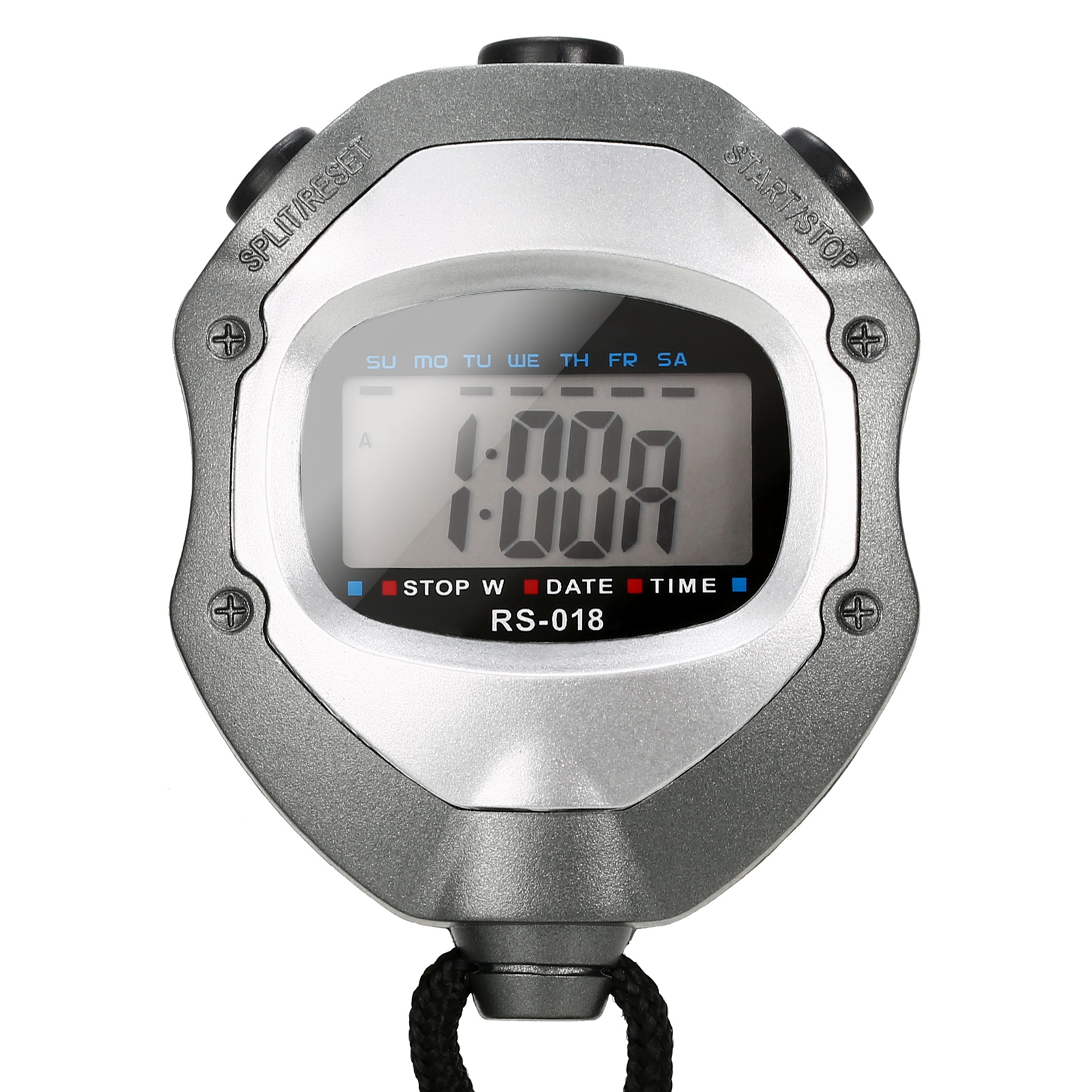 Waterproof Stopwatch Digital Handheld LCD Timer Chronograph Sports ...