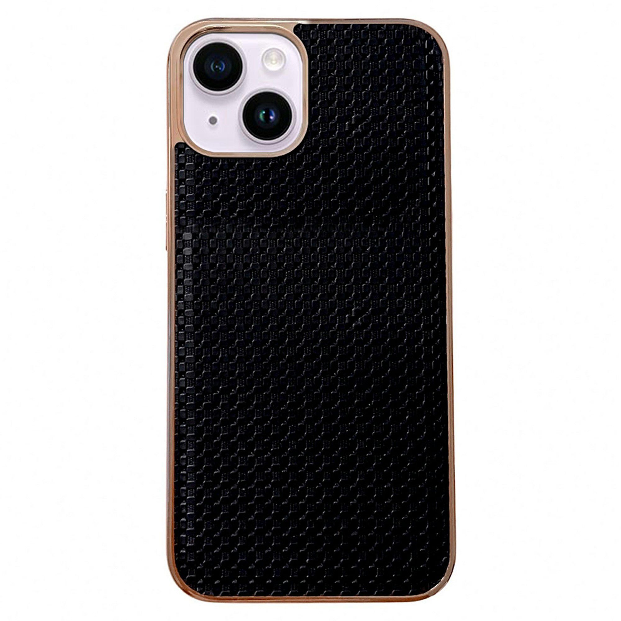 For iPhone 13 6.1 inch Cell Phone Back Shell, Fall-proof Textured ...