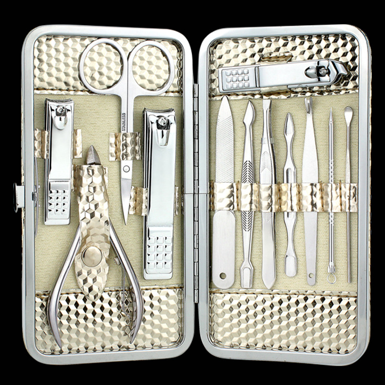 12pcs Stainless Steel Household Nail Clipper Set Manicure Tools ...
