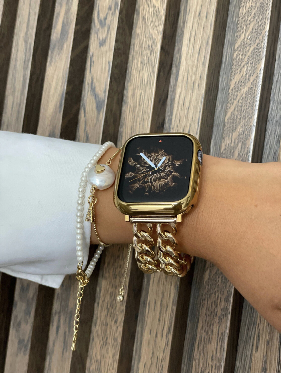 Bushco Store Apple Watch Compatible Silver Cowboy Steel Band 38-40-41 ...