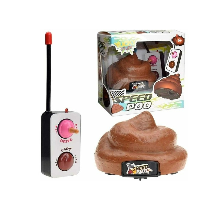 Remote control speed poop hard toy poop couple funny remote control ...