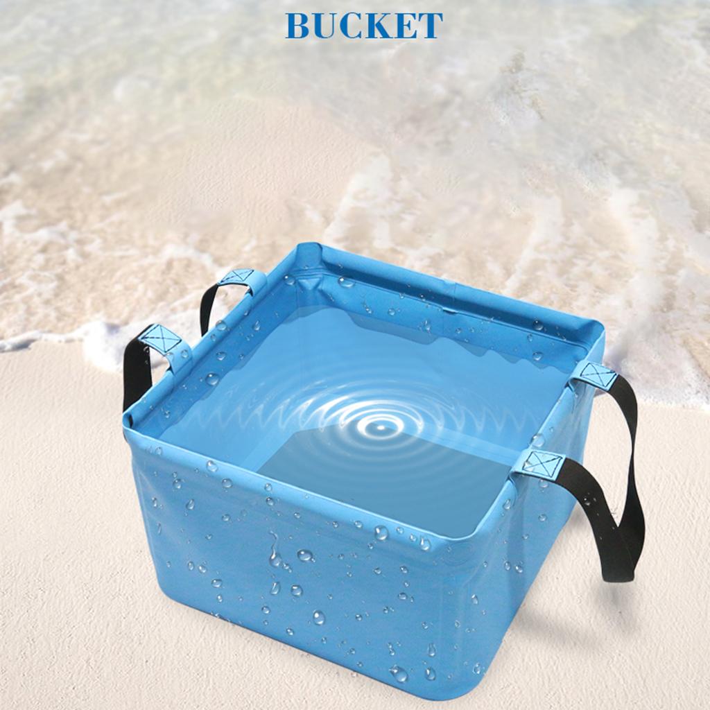 18L Collapsible Folding Water Bucket for Car Boating Camping Outdoor ...