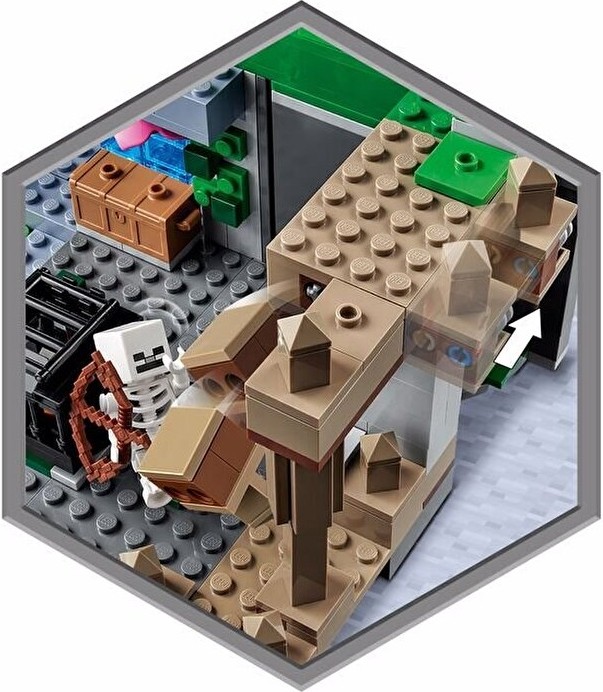 LEGO LEGO® Minecraft® Skeleton Dungeon 21189-Toy Building Set with ...