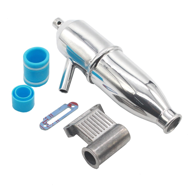 RC Remote Control Model Car Exhaust Pipe Complete Set.Silver Blue ...