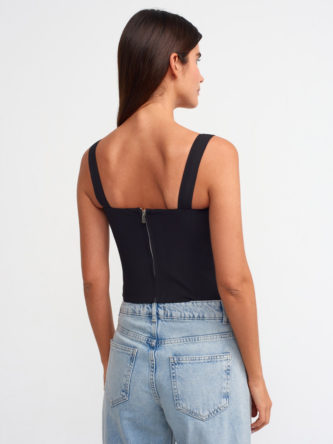 Dilvin 60539 Stretch Top-Black - Hepsiburada Global