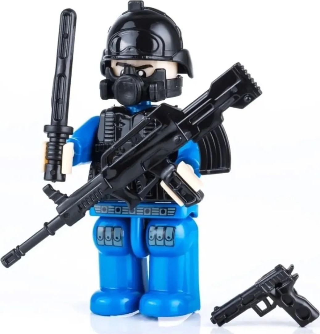 Marimari Special Forces Mini Soldier Figure Set Minifigure Toy8 cm ...