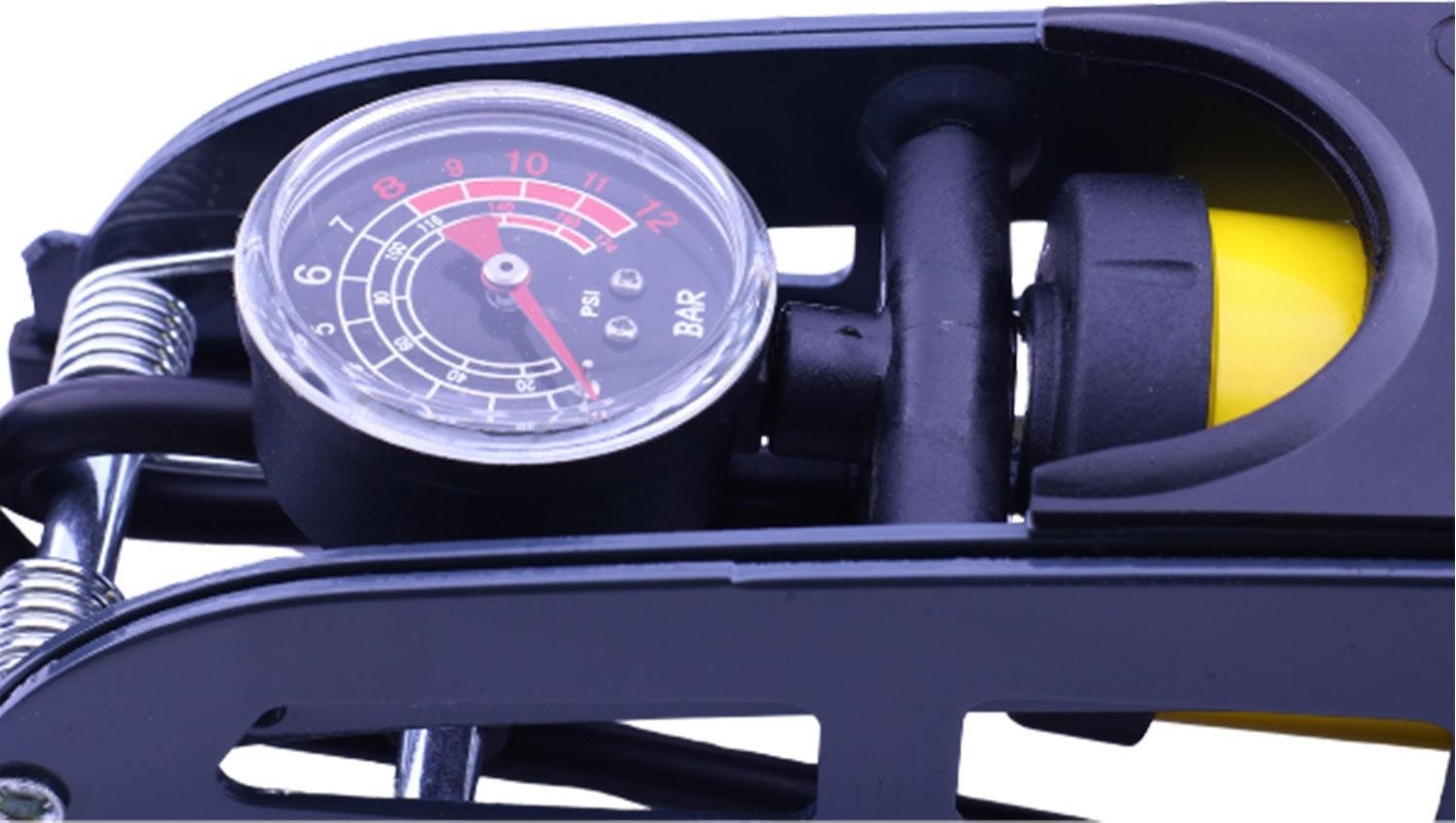 Badem10 Foot Type Air Pump Single Indicator Lock Wheel Car Bicycle Ball ...