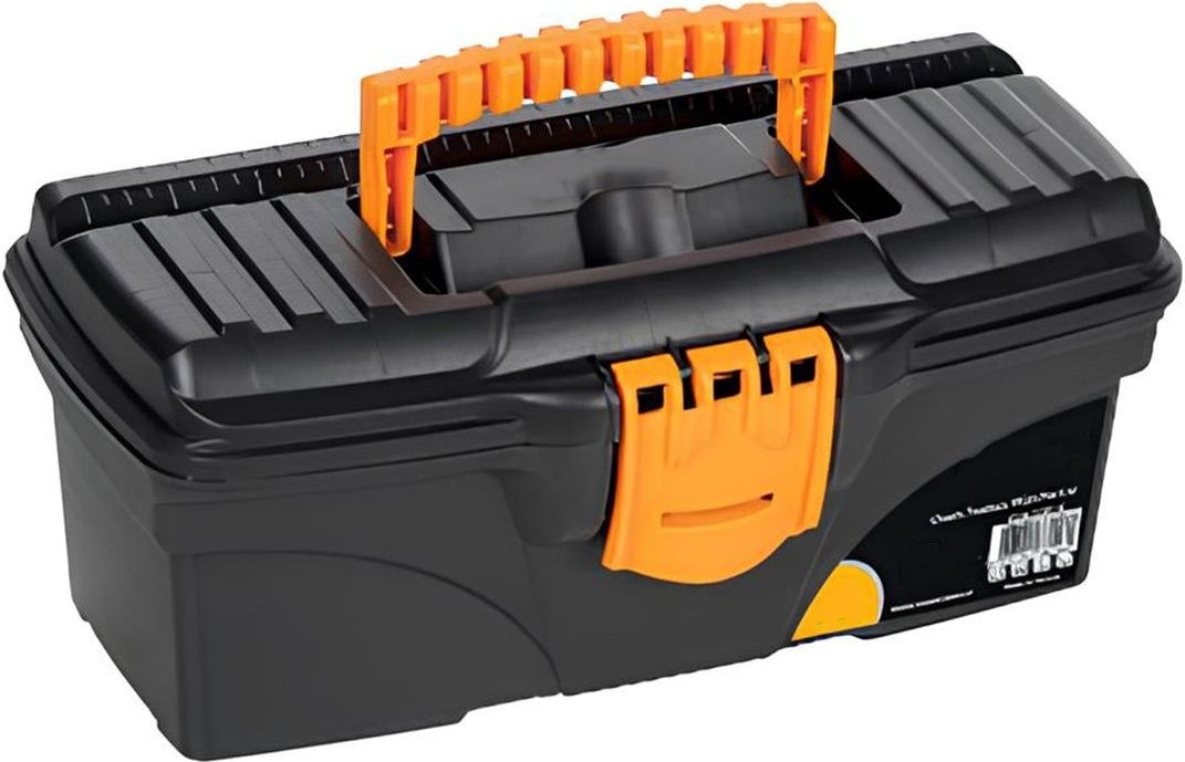 Rodex Toolbox Tool Bag Divided Portable Handle Plastic Opening Closure ...