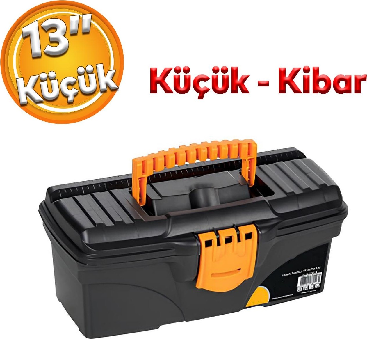 Rodex Toolbox Tool Bag Divided Portable Handle Plastic Opening Closure ...