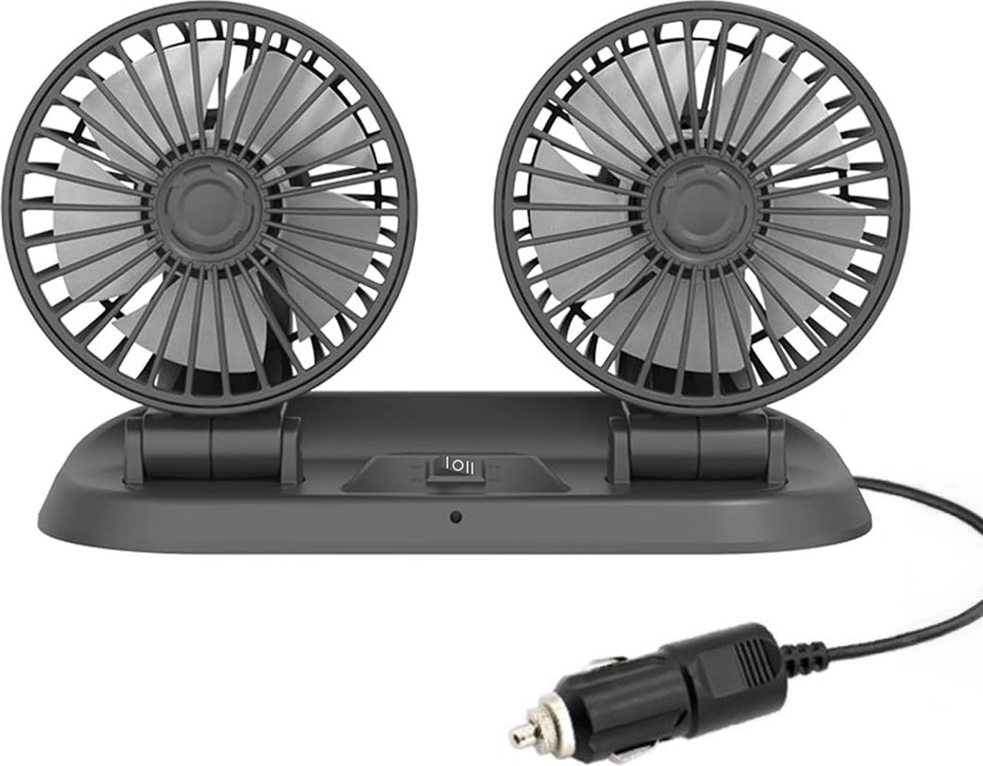 Techmaster Vehicle Car Automobile Mini 2 Fan Fan Fan Cooler 12V FAN10 ...