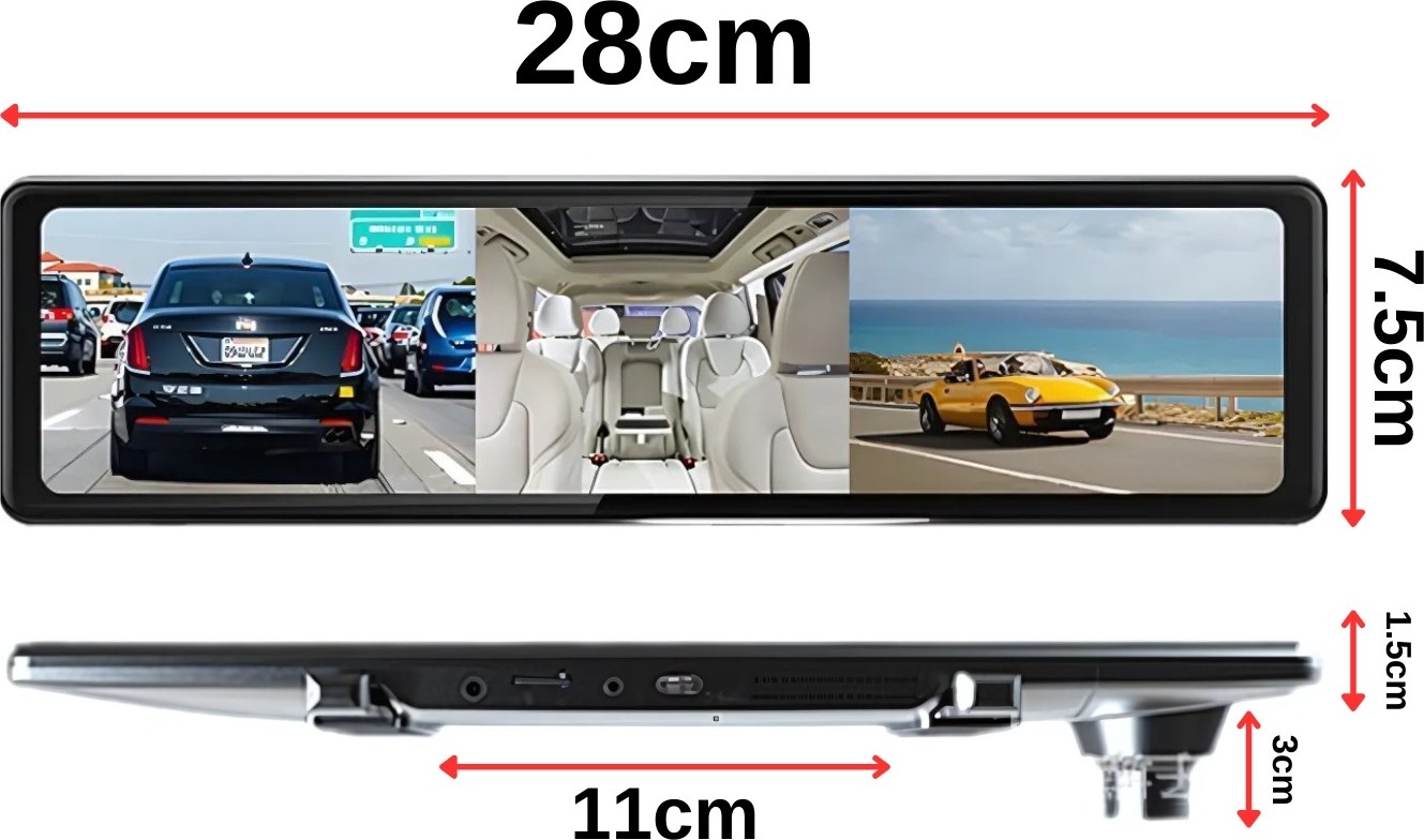 Wireless Car Play Android Auto 3 Camera Car Camera Touch 11.26 ...