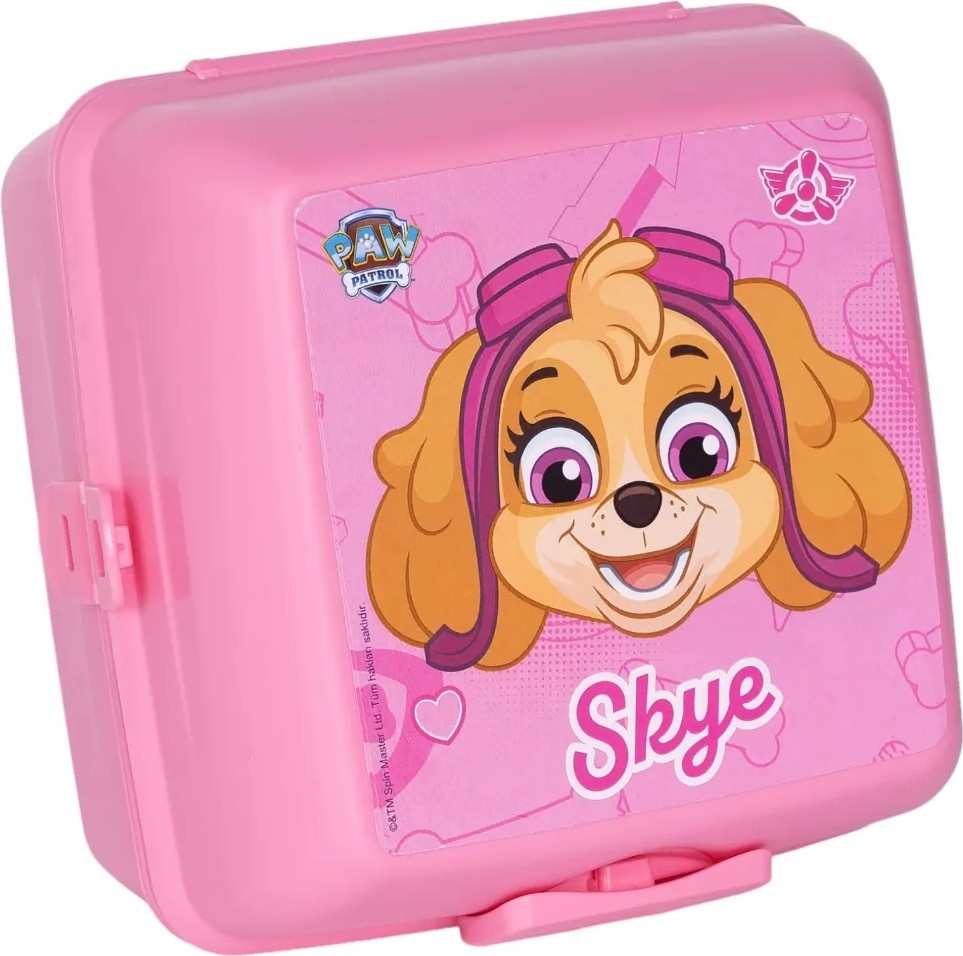 Wiggle Paw Patrol 4 Compartment Kids Lunch Box - Food Storage Container ...