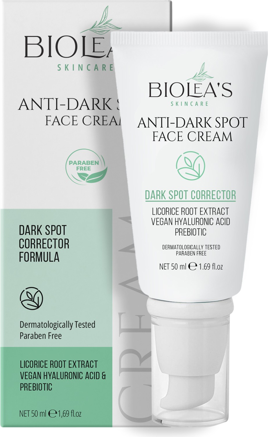 Biolea's Skincare Anti-Blemish, Brightening Face Care Cream Licorice ...