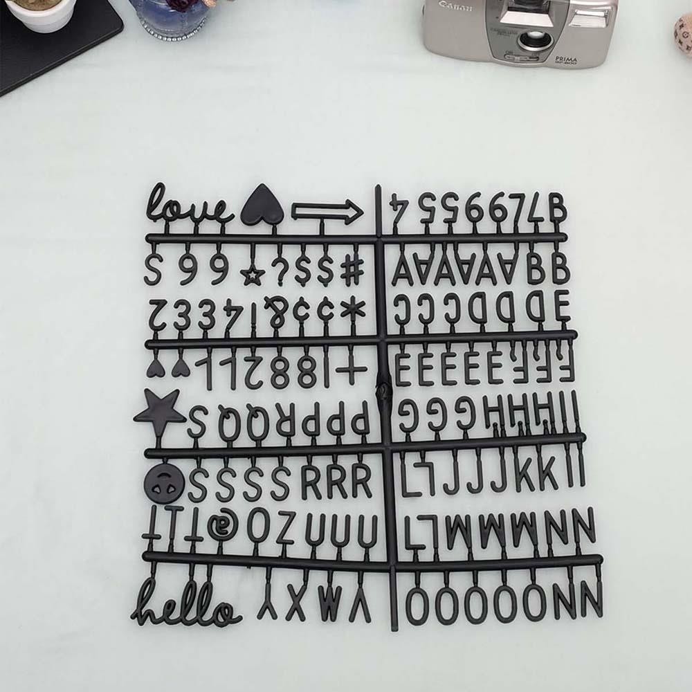 Exploded Gone Black Letter Set, 121 Letter Characters; For Writing ...