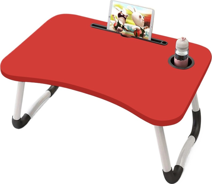 Hodbehod Portable Atlantic Red Color Laptop Stand Foldable Study Table ...
