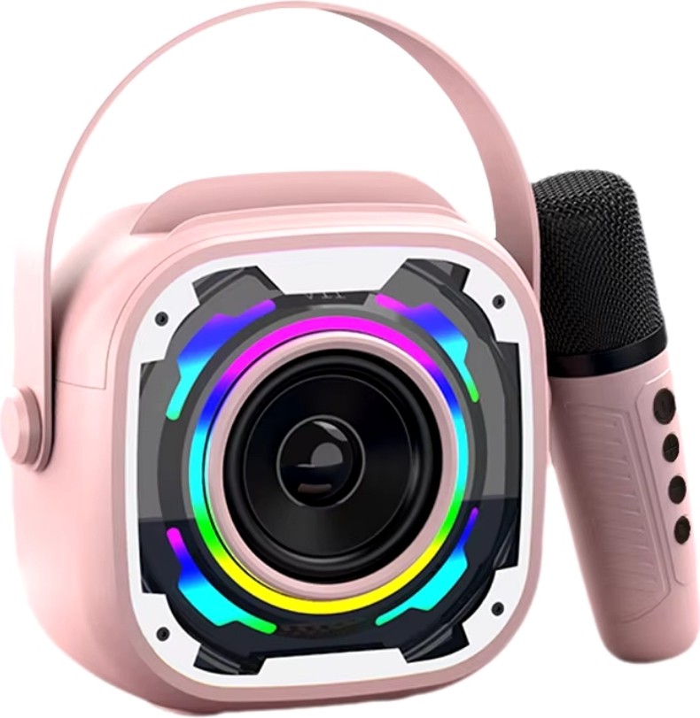 Apricot BT TF USB AUX Type-C Input Phone Stand Microphone Illuminated ...