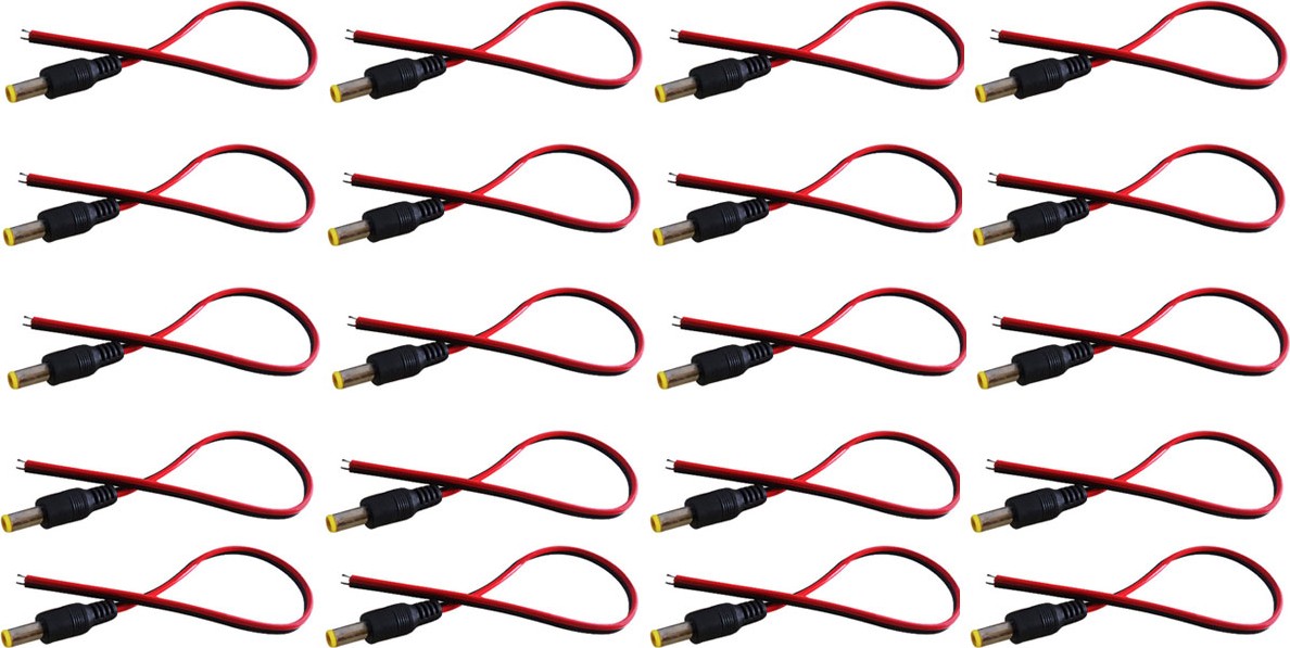 Primuscam 20 Pieces Security Camera Power Jack Male - Hepsiburada Global