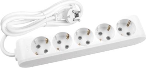 Viko Multi-Let Five Way Socket Grounded Child Protected Cable Group ...