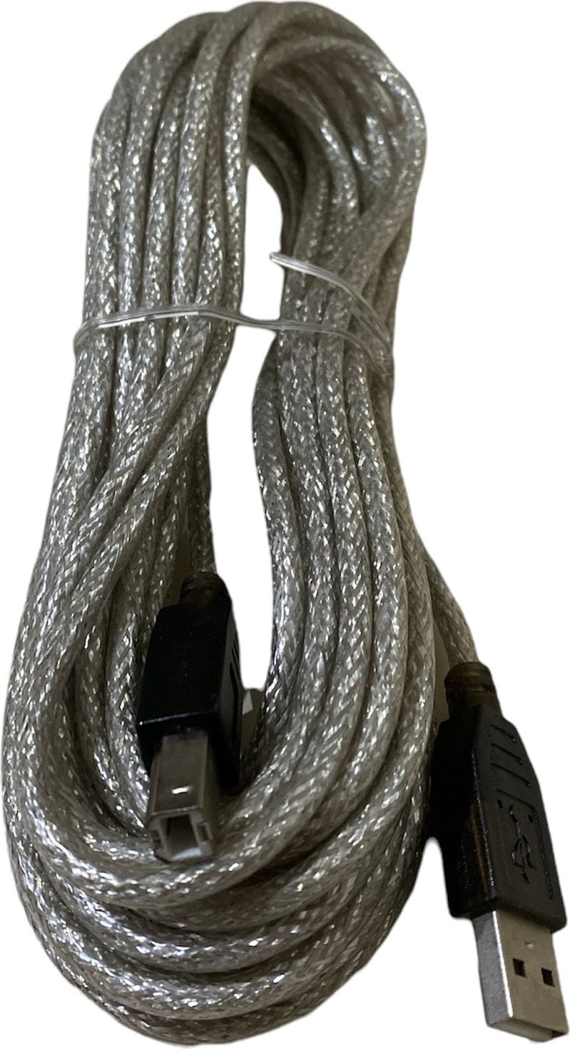 Ncpline 7 Meters USB Transparent Printer Printer Cable Connection ...
