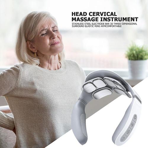 Cervical Massager Remote Control Neck Protector Six-head Smart Electric ...