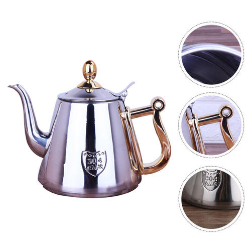 1.2L Induction Cooker Safe Stainless Steel Tea Kettle Teapot With ...