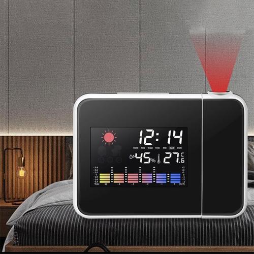 Table Clock Digital Alarm Clock With Projection Ceiling Projector Alarm ...