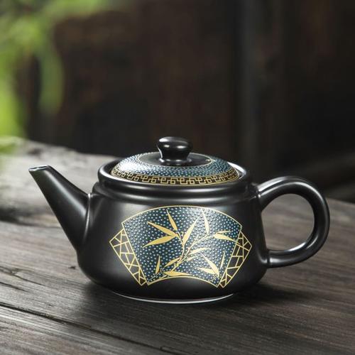 Retro Teapot Pure Handmade Ceramics Kettle Chinese Porcelain Household ...