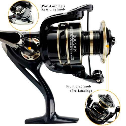 7000 Series High Speed Rock Fishing Wheel All Metal Spool Spinning Reel ...