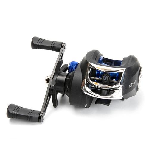Left Hand Baitcasting Reel 7.2:1Gear Ratio Max Drag 8KG Reel Aluminum Spool Casting Fishing Reel ...
