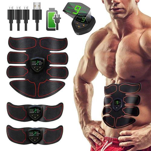 Abs Trainer Fitness Training Gear EMS Abdominal Muscle Stimulator with ...