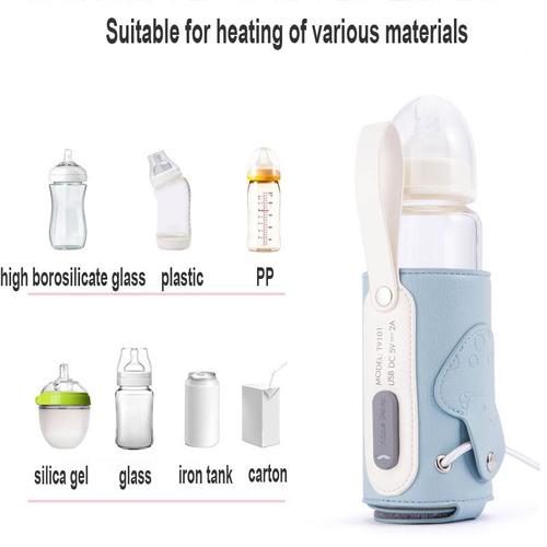 Nursing Bottle Insulation Cover Universal Heating Sleeve USB Charging Constant Temperature PPSU ...