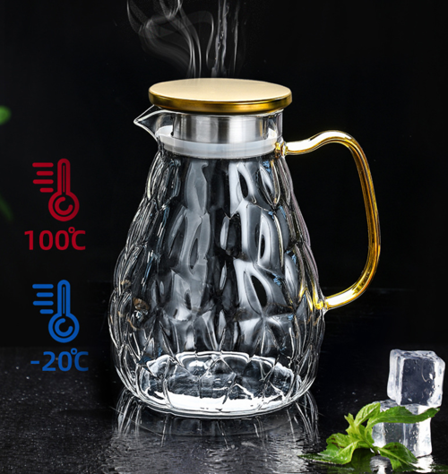 Pebble Water Cooler Heat Resistant Glass Water Pitchers Household ...
