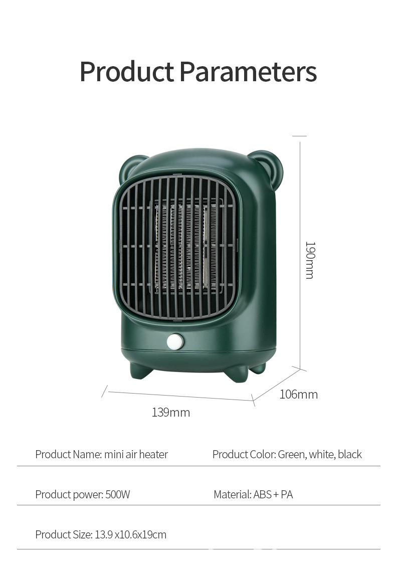 Cartoon Mini Electric Fan Heater - Hepsiburada Global