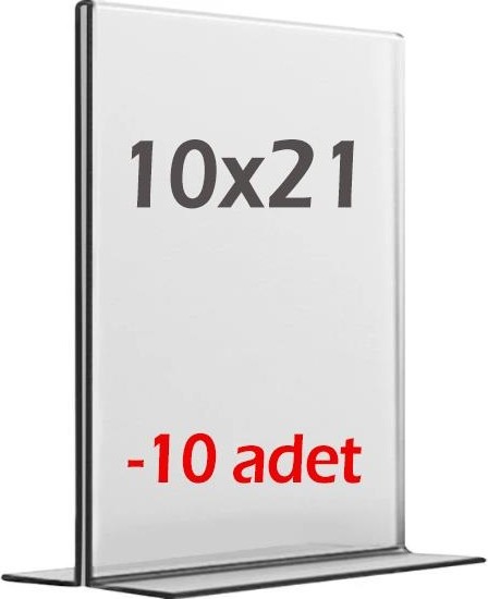 Best Advertisement 10 x 21 cm T Type Vertical Transparent Leaflet ...