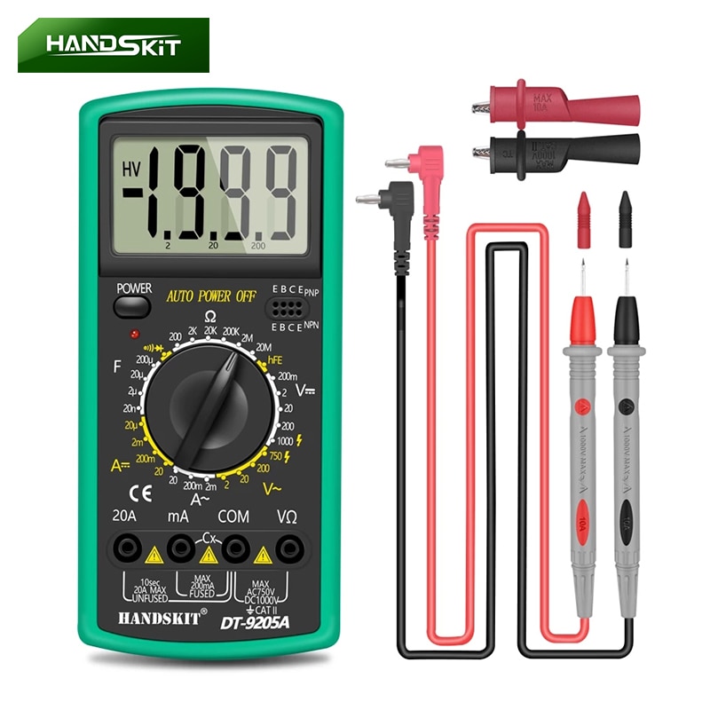 Type Deluxe Edition HANDSKIT Multimeter AC DC Digital Multimeter ...