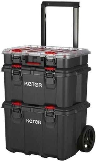 Keter Packn Stack Tool Storage 3-Layer Wheeled Tool Case - Hepsiburada ...
