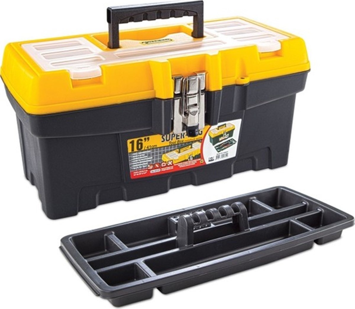 Super-Bag 2076 Metal Locking Tool Bag 16'' - Hepsiburada Global